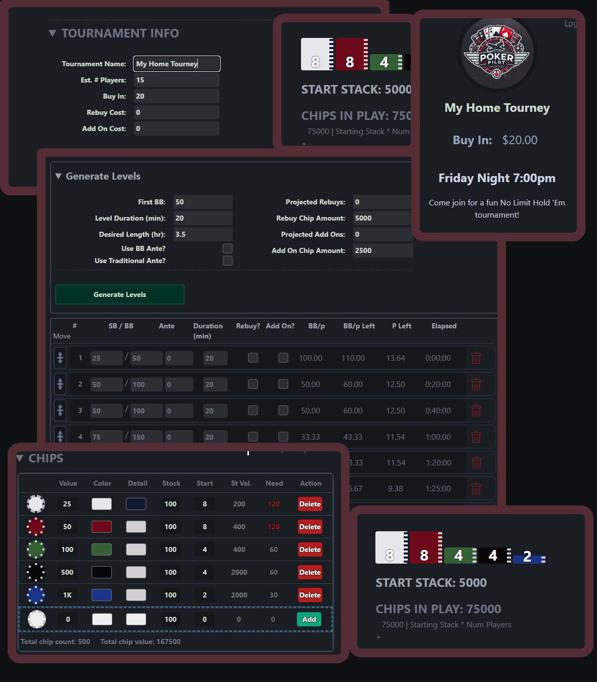 Poker Pilot | Poker Tournament Manager